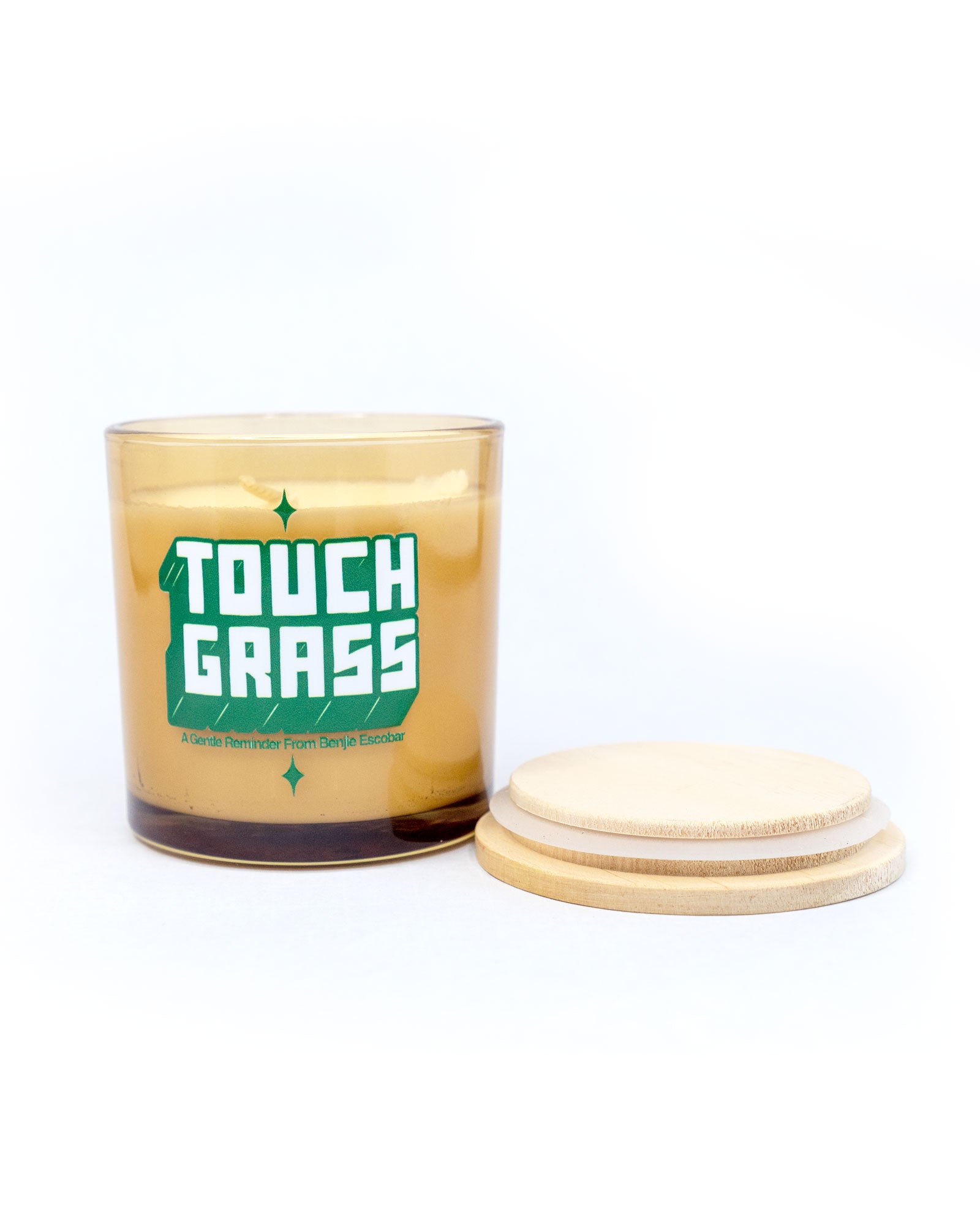 Touch Grass Candle – benjie escobar art & merchandise