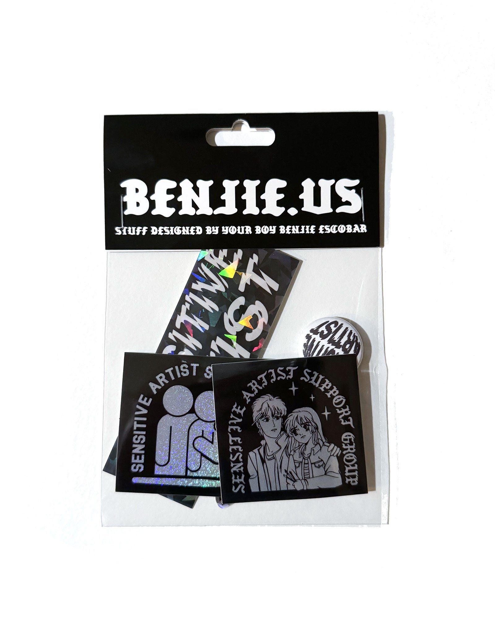 Sensitive Artist Sticker Pack – benjie escobar art & merchandise
