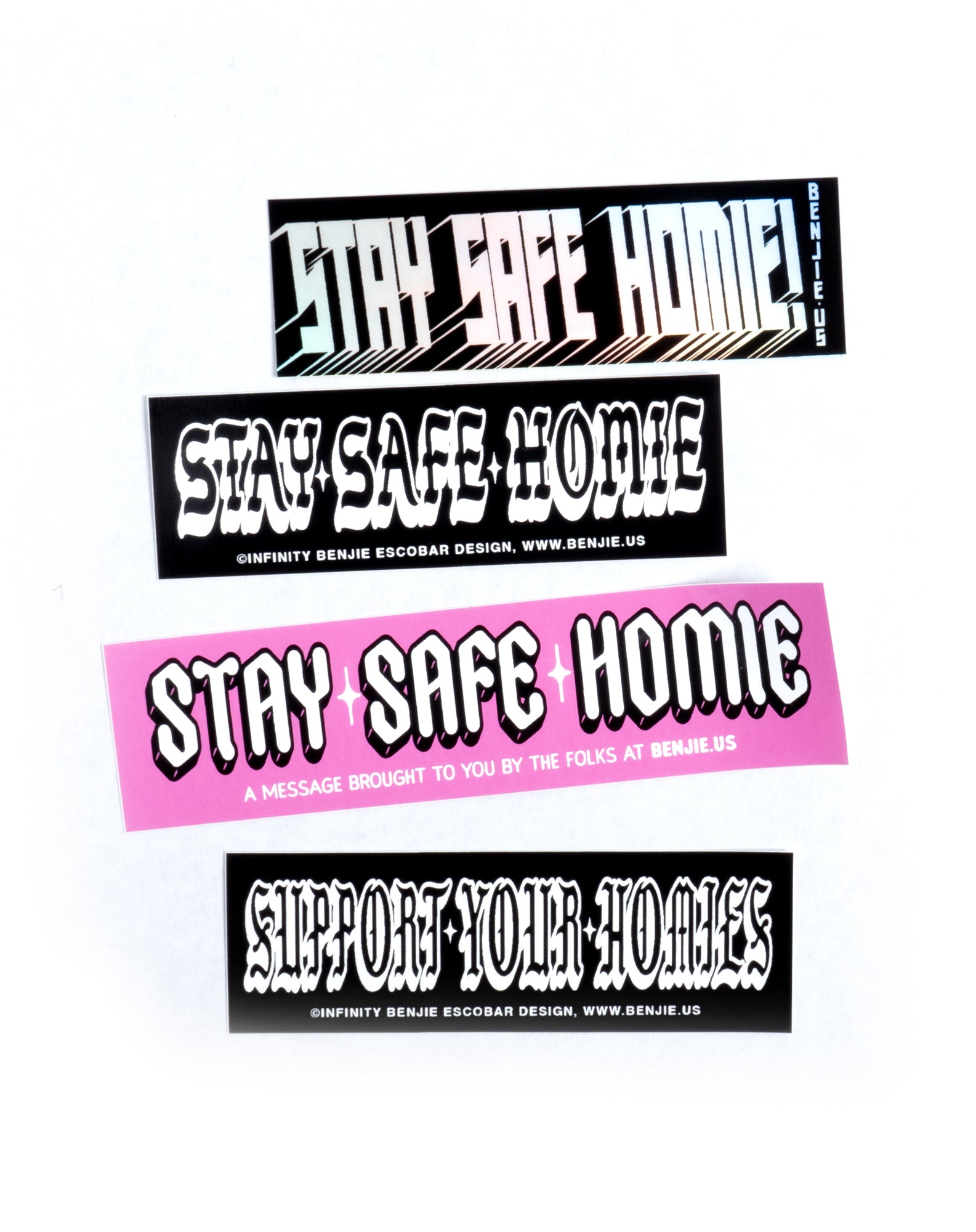 Stay Safe Sticker Pack – benjie escobar art & merchandise